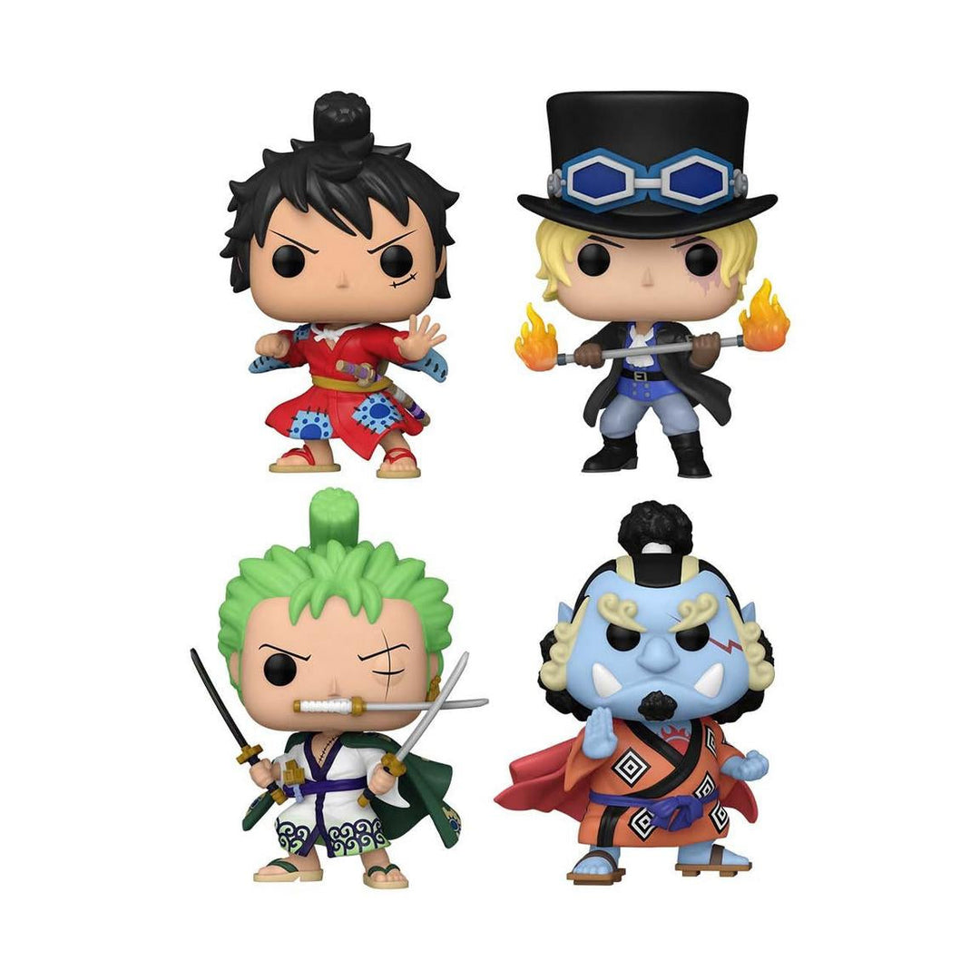 Funko Pop! One Piece Luffytaro Sabo Zoro Jinbe Set Exclusive – Fundom