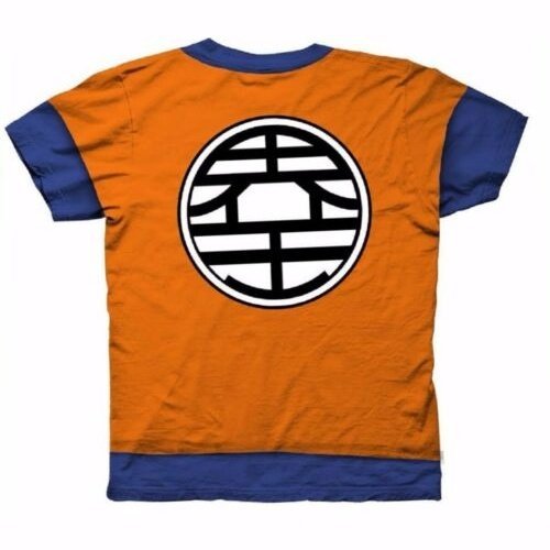 Dragon Ball Z Goku Uniform Costume Cosplay Dbz Adult T-Shirt – Fundom