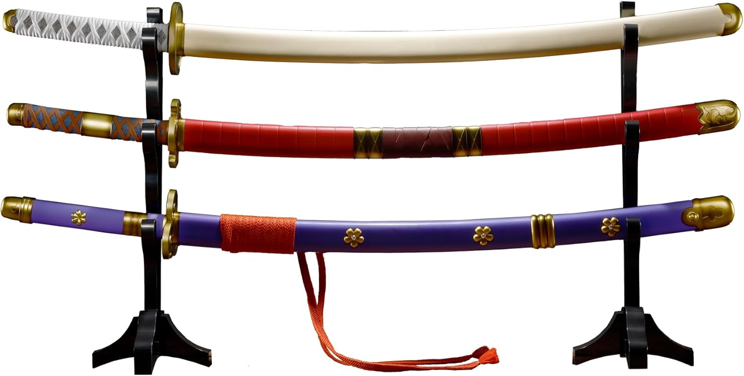 One Piece - Roronoa Zoro Three Sword Style Set - Wado Ichimonji, Sandai ...