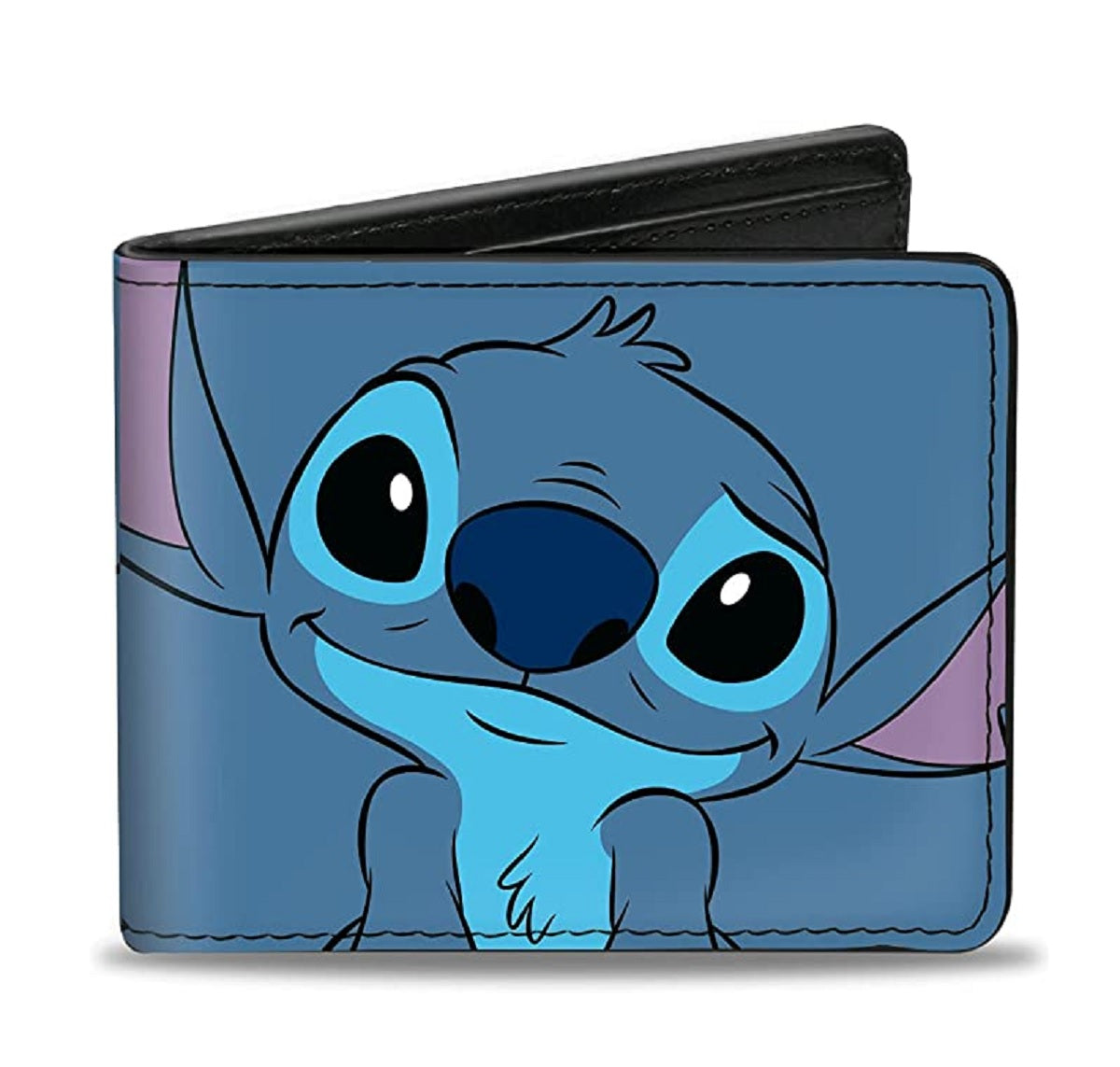Disney Lilo and Stitch Stitch Smiling Pose Close Up Bi-Fold Wallet – Fundom