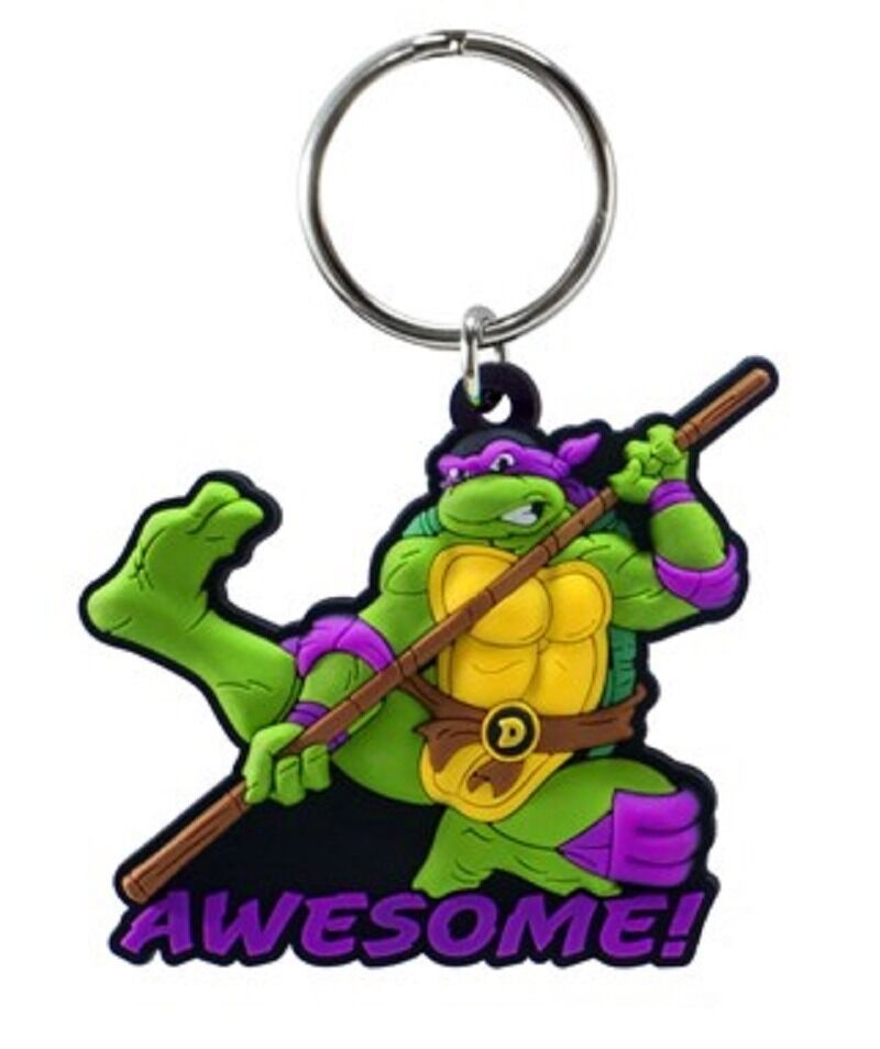 Teenage Mutant Ninja Turtles Donatello Soft Touch Key Chain Key Ring ...
